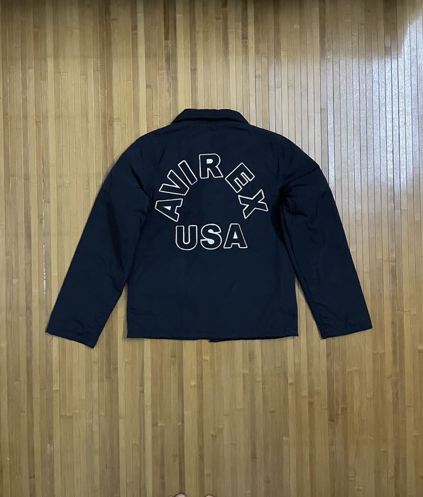Vintage RARE AVIREX X BACK NUMBER JACKET FOR KIDS | Grailed