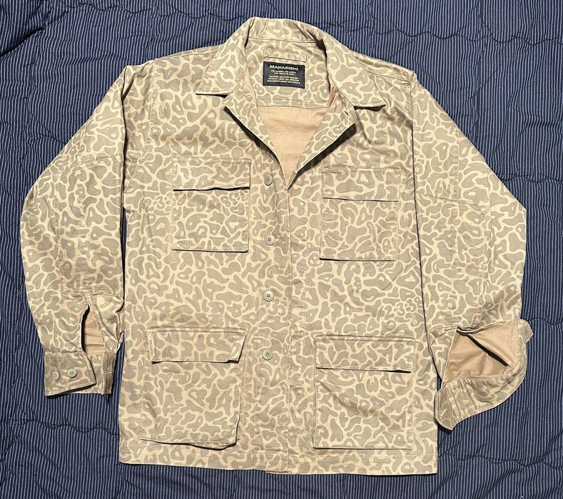 Maharishi Camo BDU Overshirt Jacket Mil Spec Cellulose | Grailed