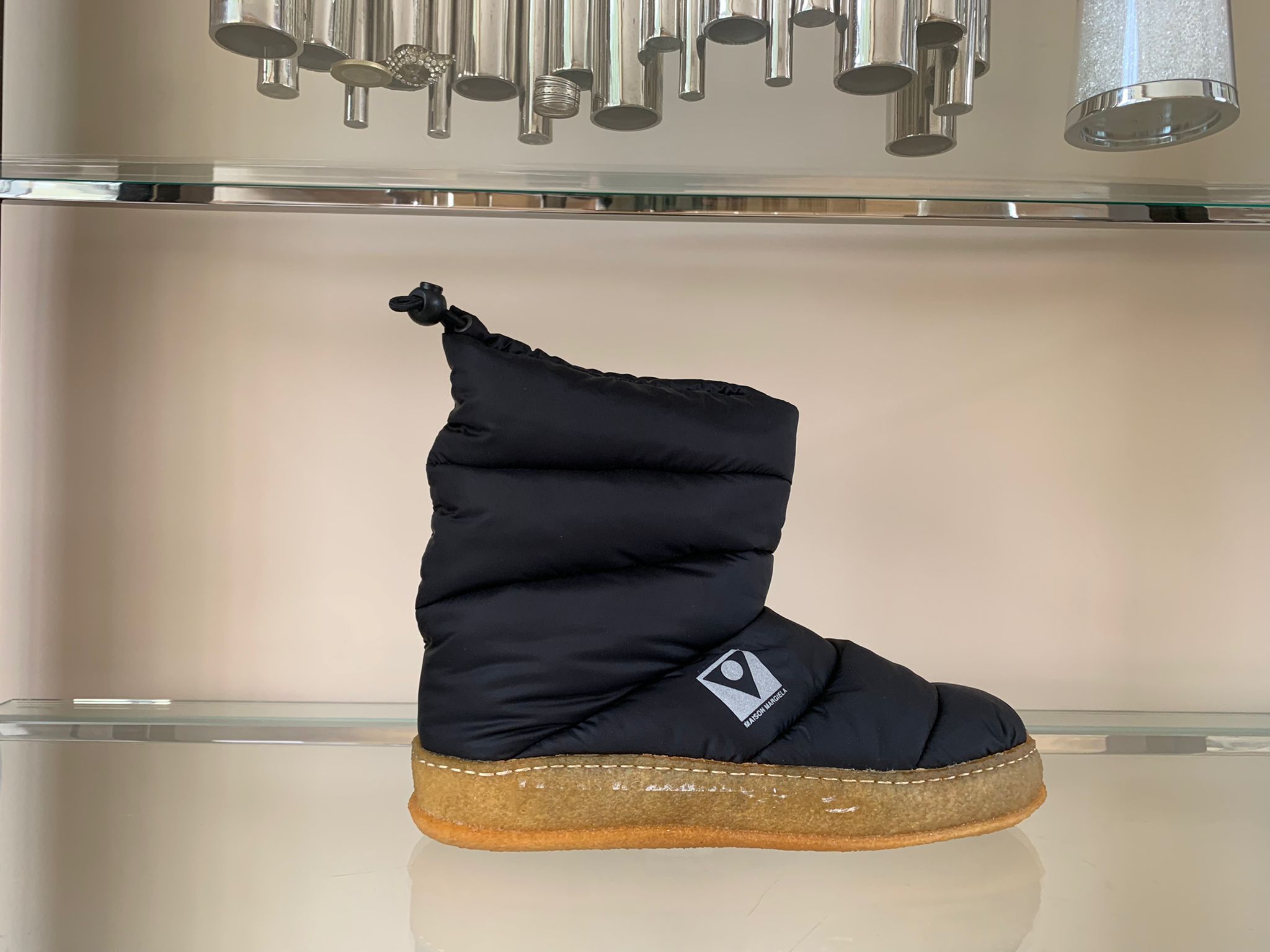 Maison Margiela Puffer Boots in Black w/ Original Box & Packaging | Grailed