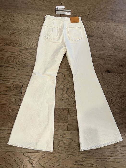 Rick Owens Rick Owens SS22 Fogachine Bolan Bootcut Flare Denim Natural ...