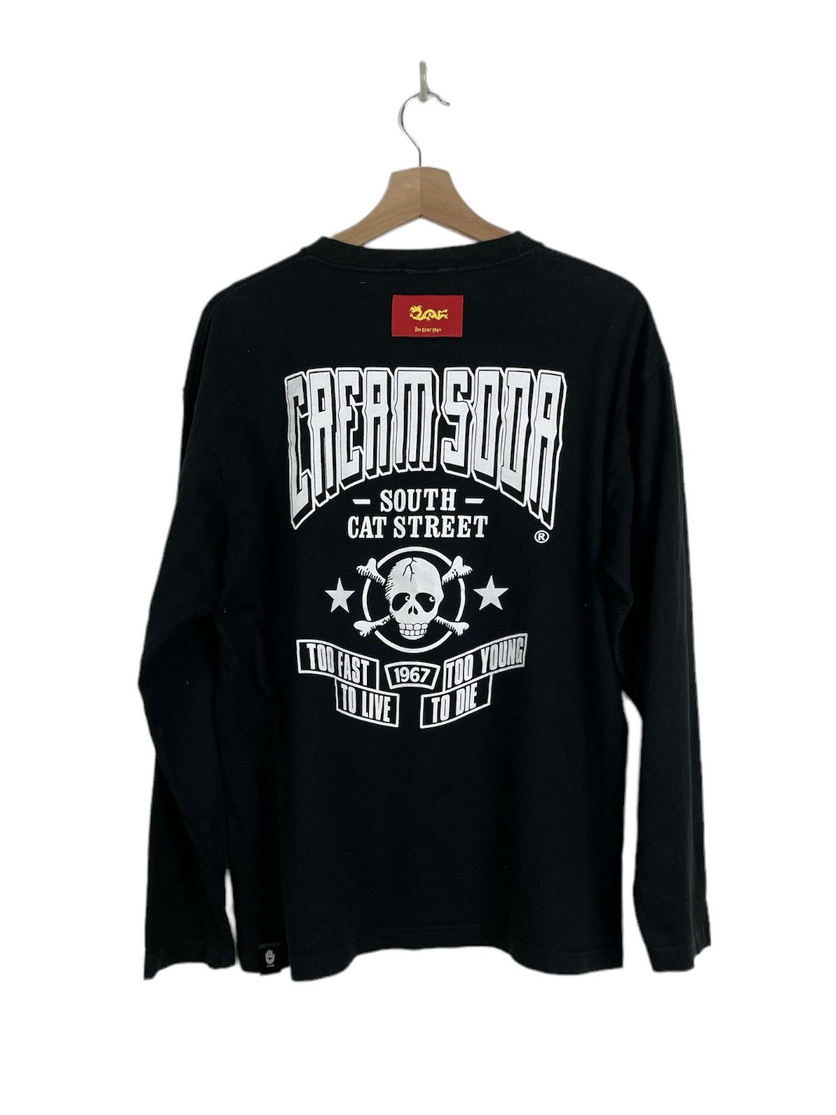 Japanese Brand CREAM SODA TOO FAST TO LIVE TOO YOUNG TO DIE LONG SLEEVE ...