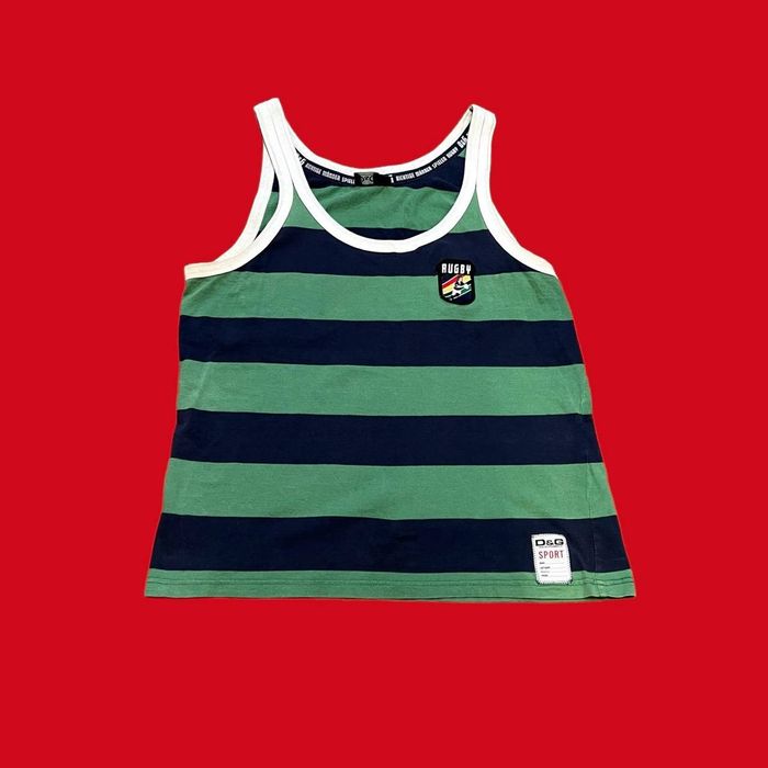 Dolce & Gabbana Vintage 2000s Y2K Dolce & Gabbana Sport Rugby Tank Top ...