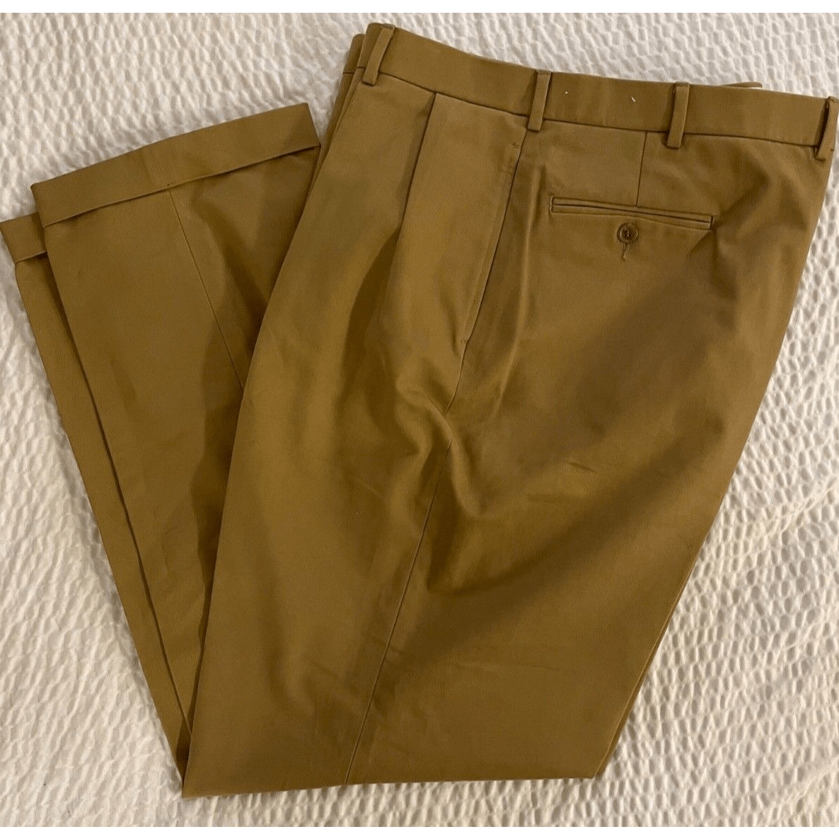 Ben Silver ENGLISH DRILLS Fall / Winter Weight Forward Pleat | Grailed