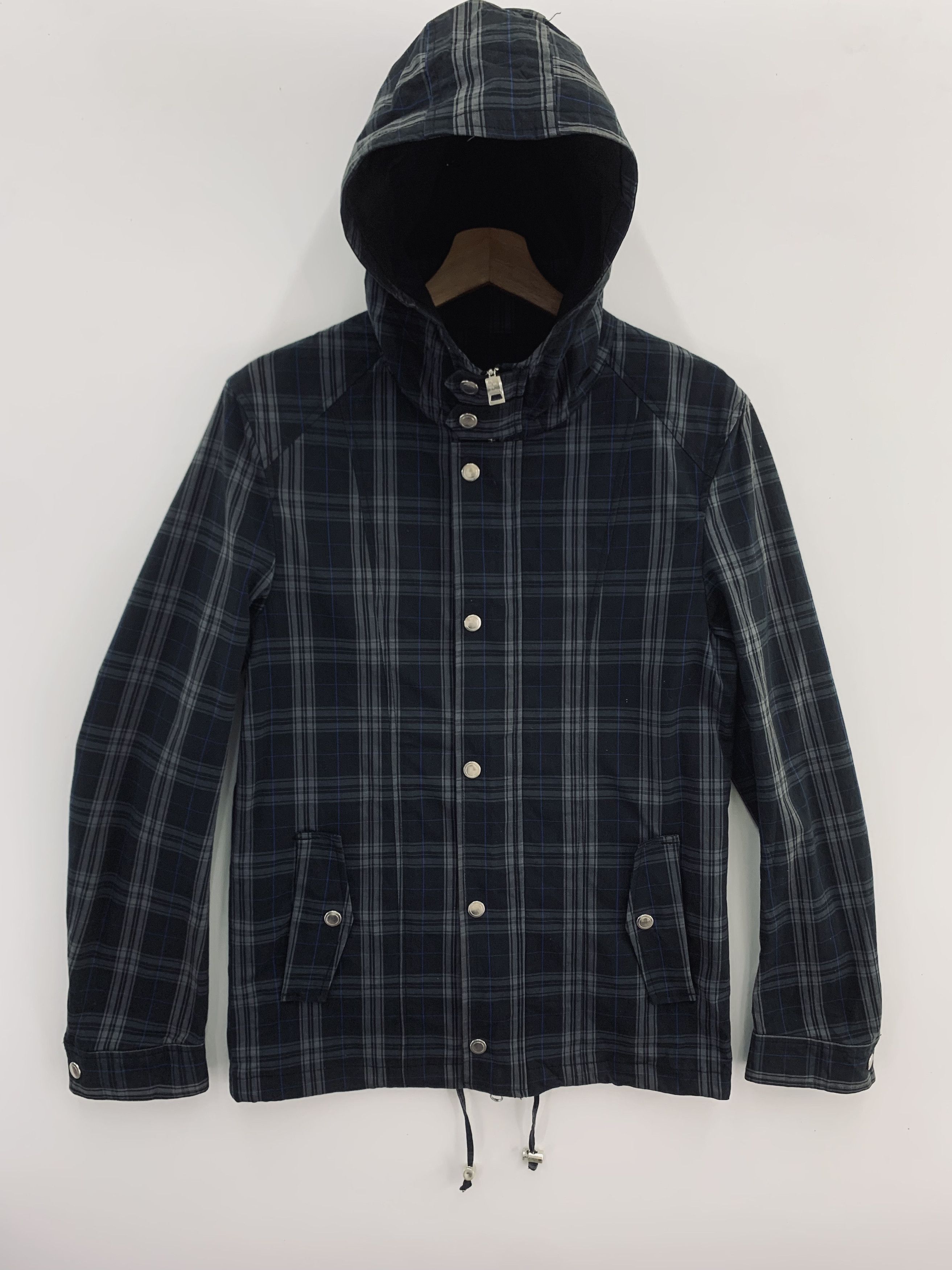 Japanese Brand Semantic Design Jacket Hooded Tartan Pattern | Grailed