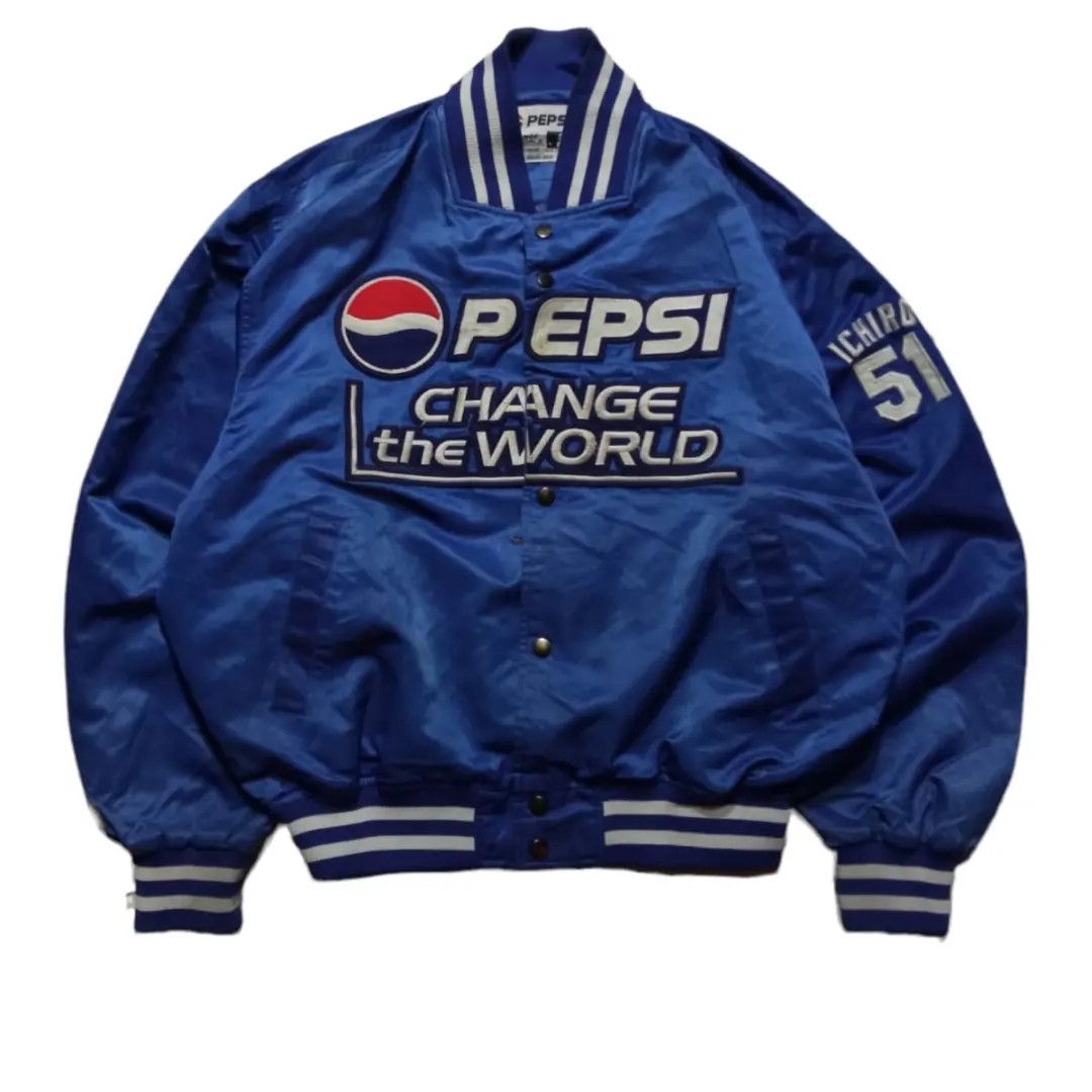MLB × Pepsi × Vintage Varsity pepsibx MLB jacket | Grailed