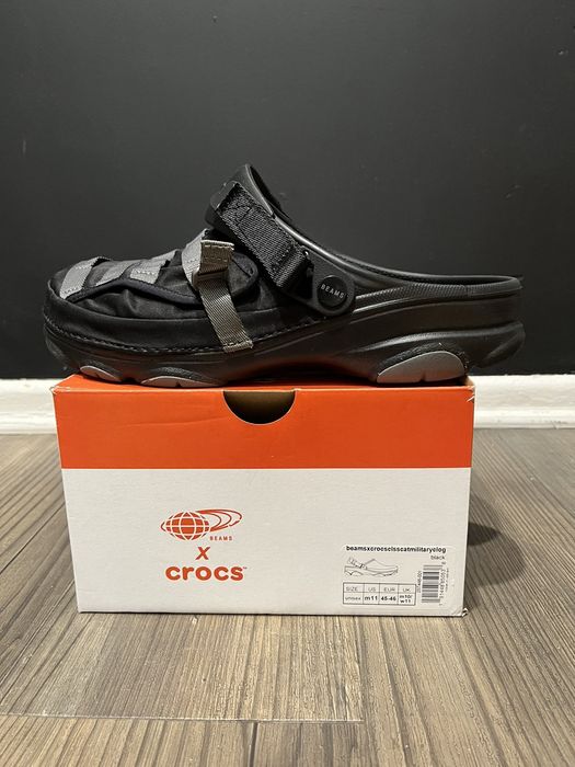 Beams Plus Crocs Beams Bespoke All Terrain Military Grey Croc Size 11 ...
