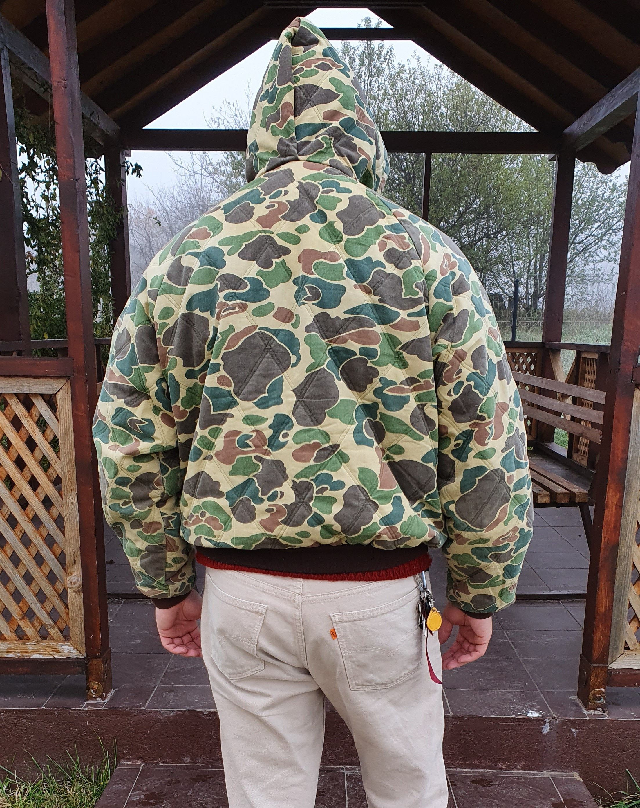 Workers Rare 70s Vintage Duck Camo Quilted Jacket BAPE Style | Grailed