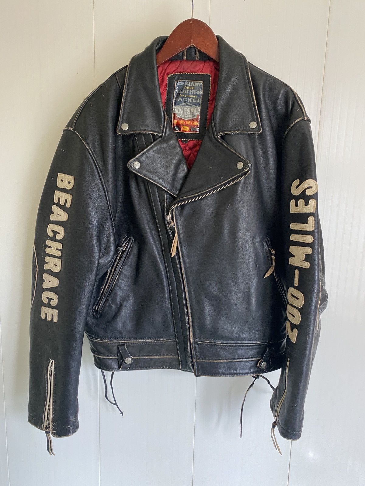 Diesel Diesel Daytona Fla vintage motorcycle leather jacket | Grailed