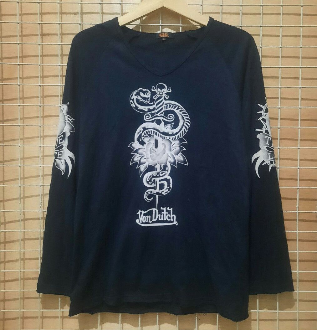 Streetwear × Vintage × Von Dutch Vintage Von Dutch Long sleeve t-shirt ...