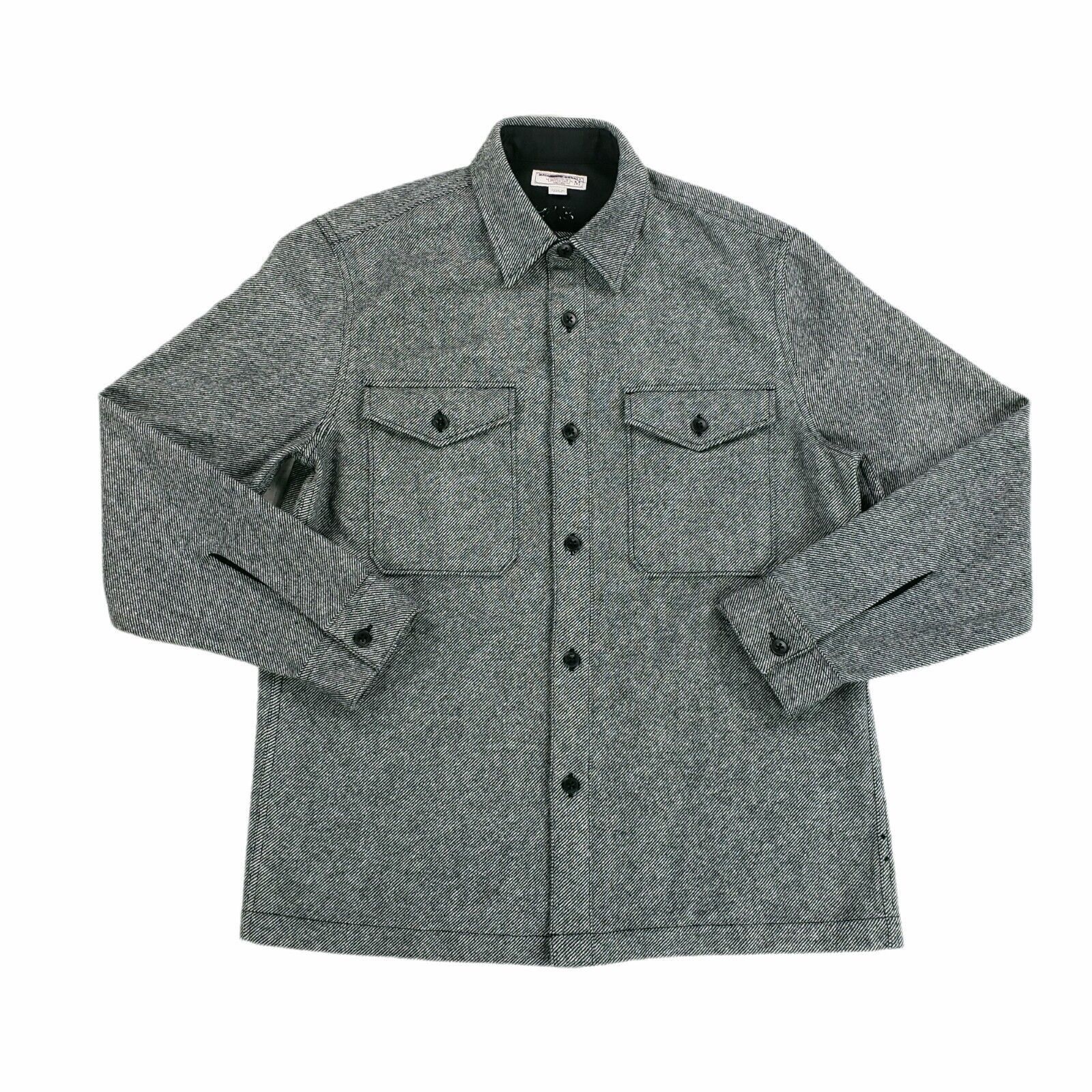 J.Crew × Wallace & Barnes English Wool Tweed Overshirt Shirt Jacket ...