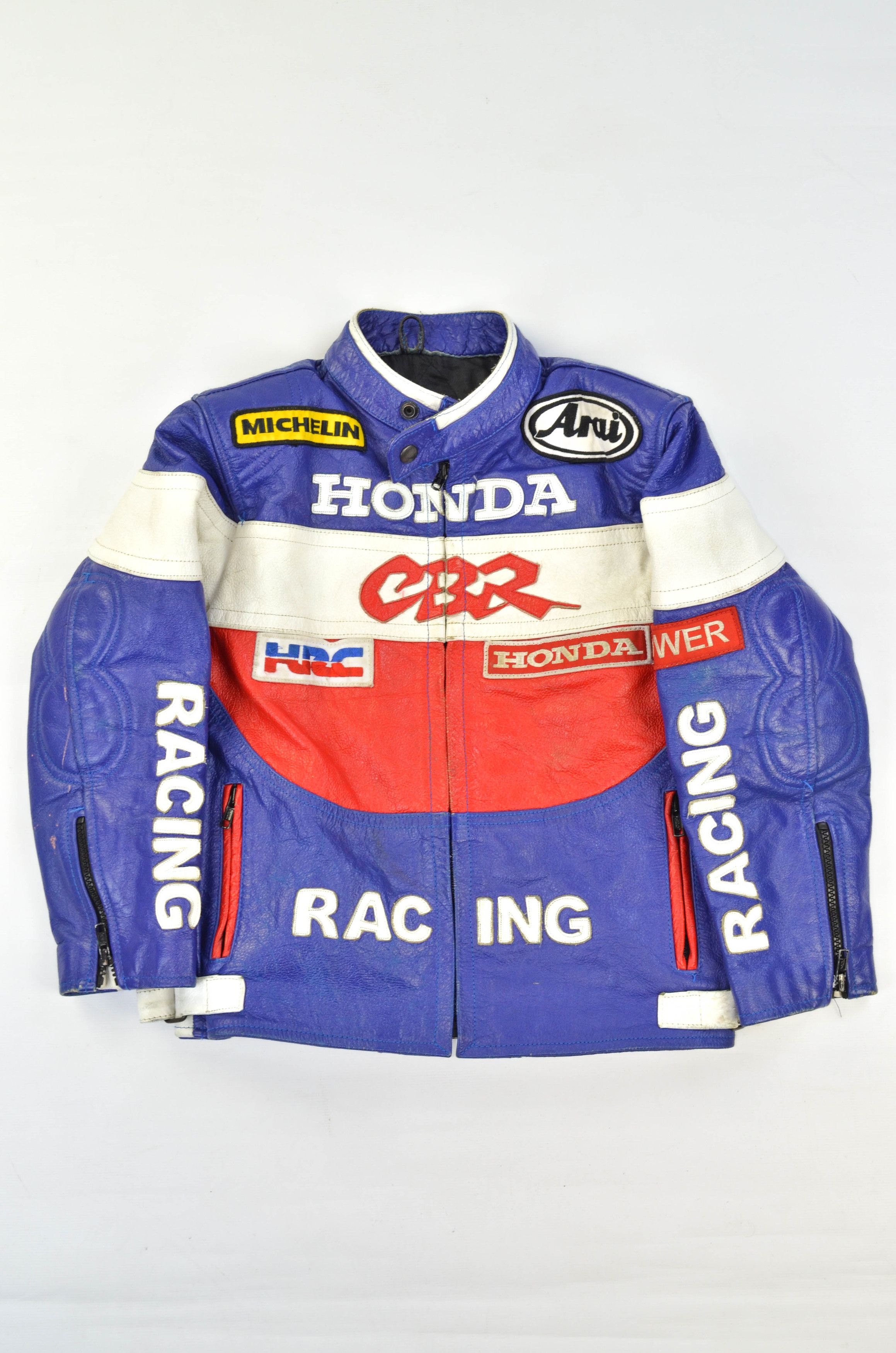 Vintage Honda CBR Kids Racing Leather Jacket 2983AC | Grailed