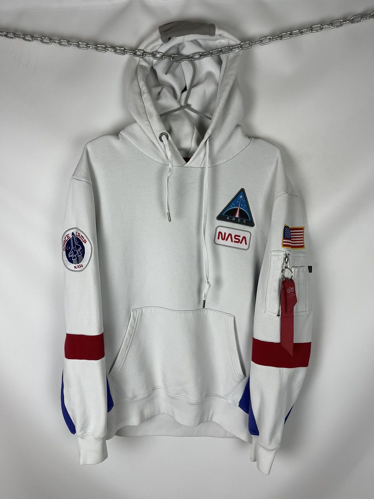 Alpha Industries × Nasa × Streetwear Alpha Industries x NASA USA white ...