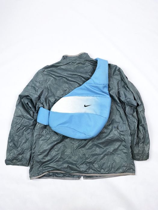 Nike Vintage Nike Bag Sling Crossbody Baby Blue backpack back | Grailed