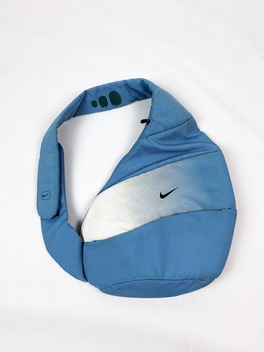 Nike Vintage Nike Bag Sling Crossbody Baby Blue backpack back | Grailed