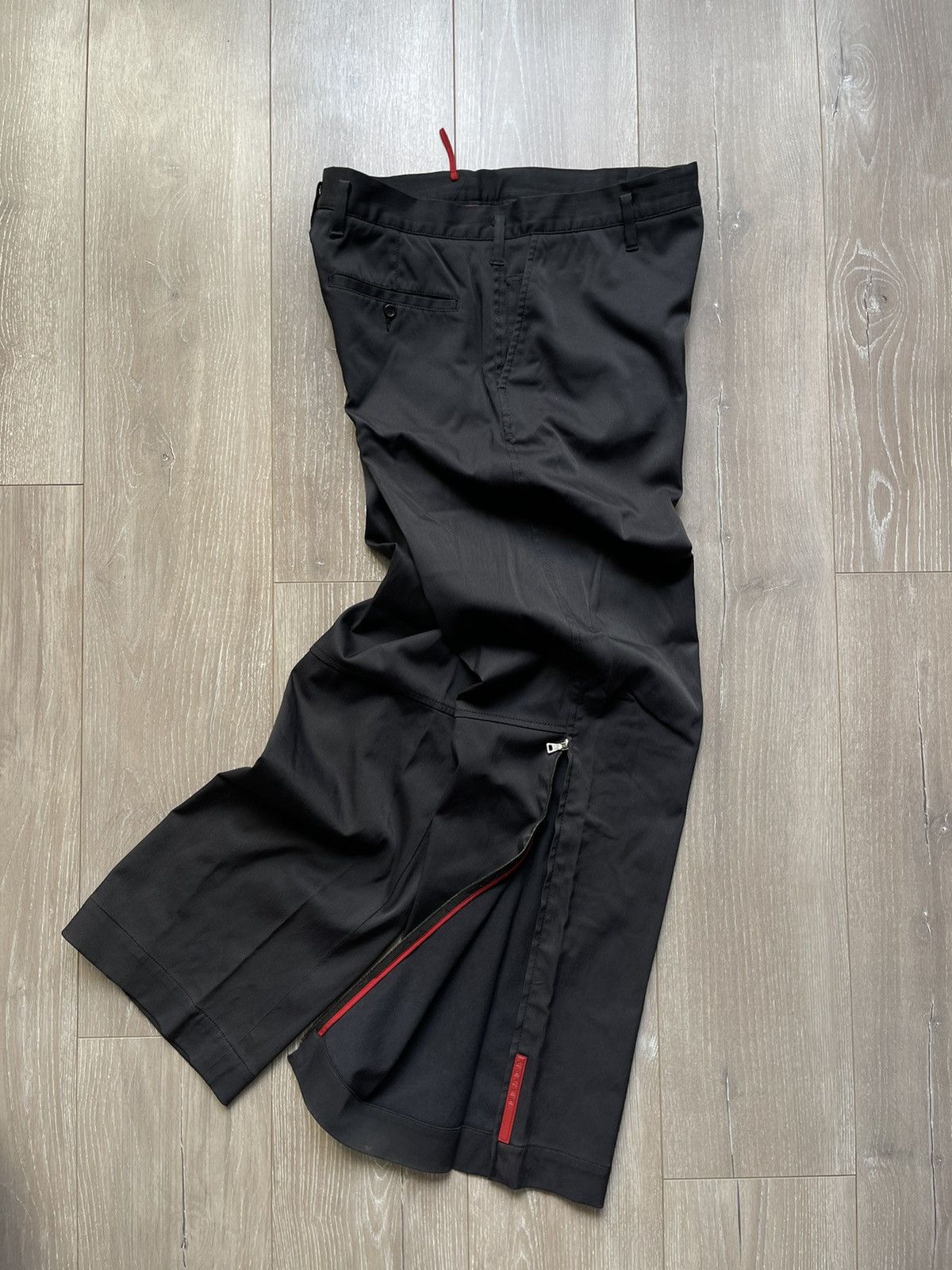 Prada Prada brand red tape pants | Grailed