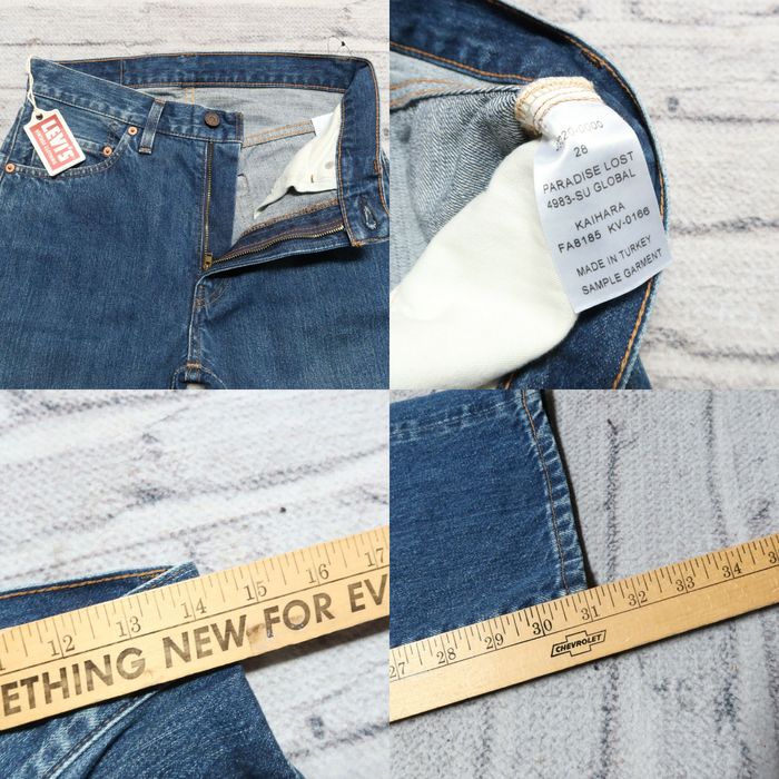 Levi's New Levis Vintage Clothing 505-0217 Big E Selvedge Denim Jeans ...