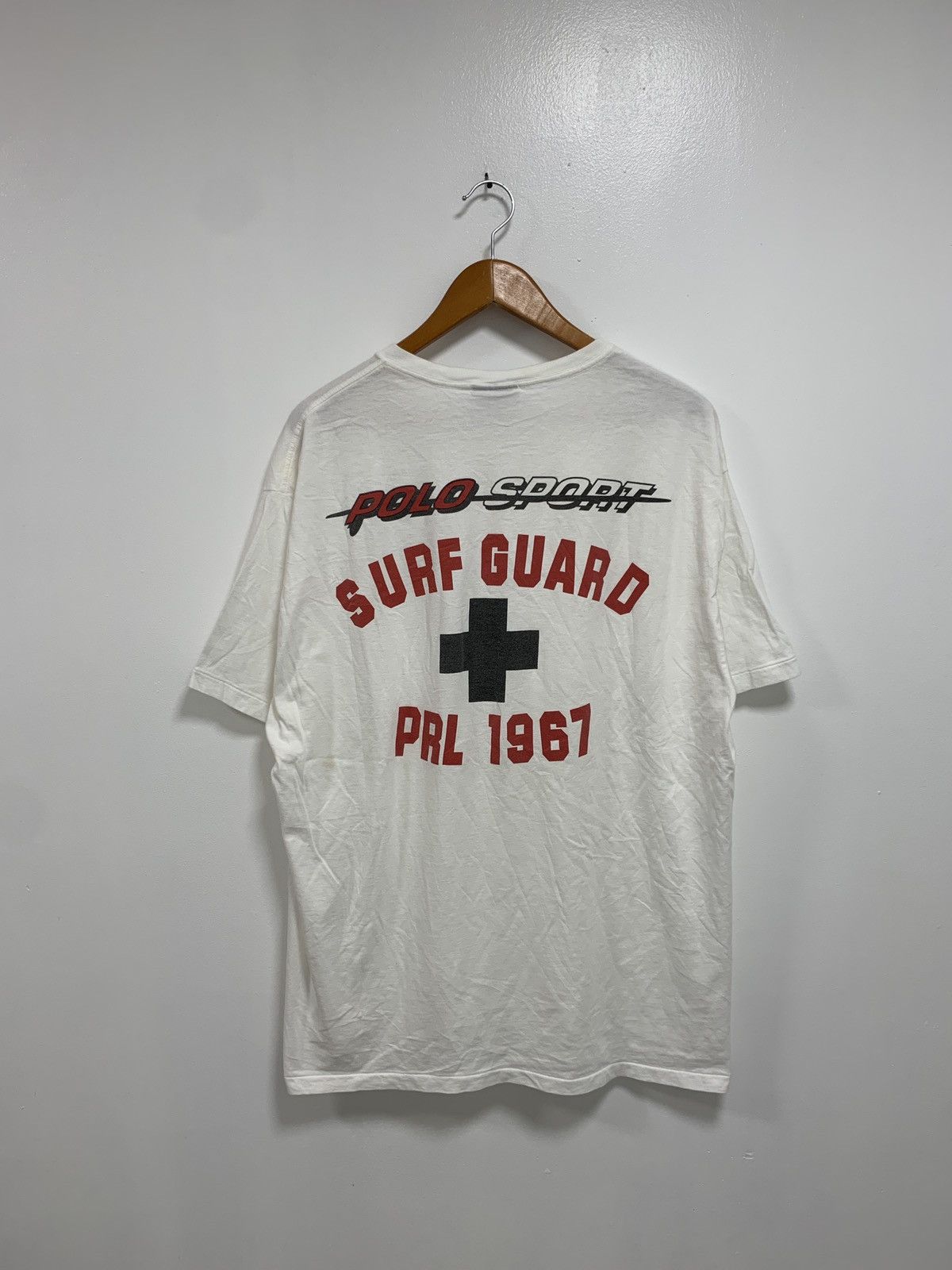 Polo Ralph Lauren × Vintage Vintage polo sport surf guard t shirt | Grailed