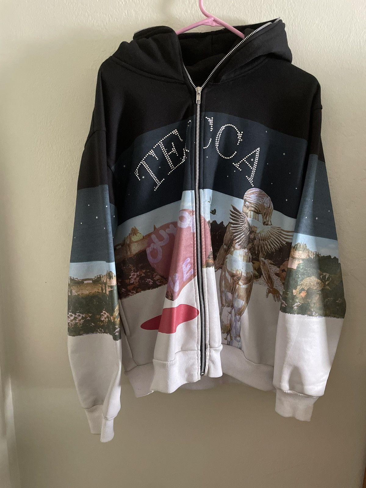 Streetwear × Vintage × Worldwide Youth lil tecca out of love full zip ...