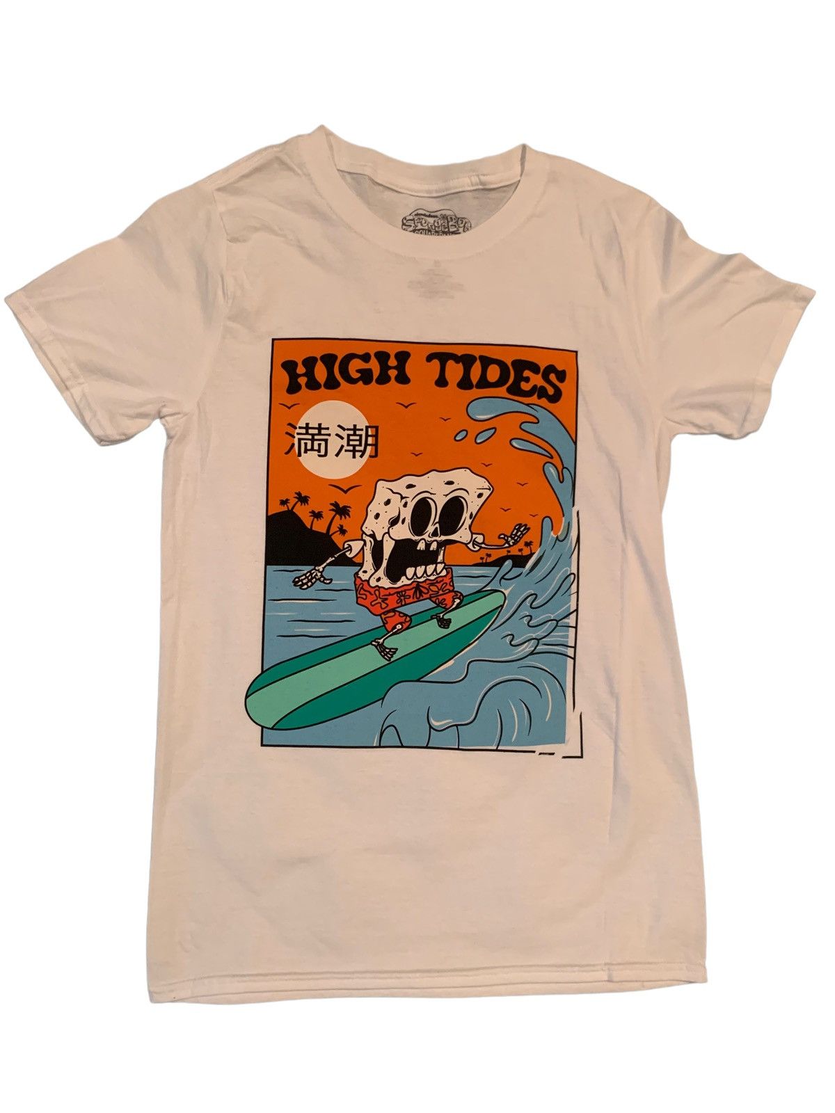 Japanese Brand × Nickelodeon × Streetwear SpongeBob Skeleton Shirt ...