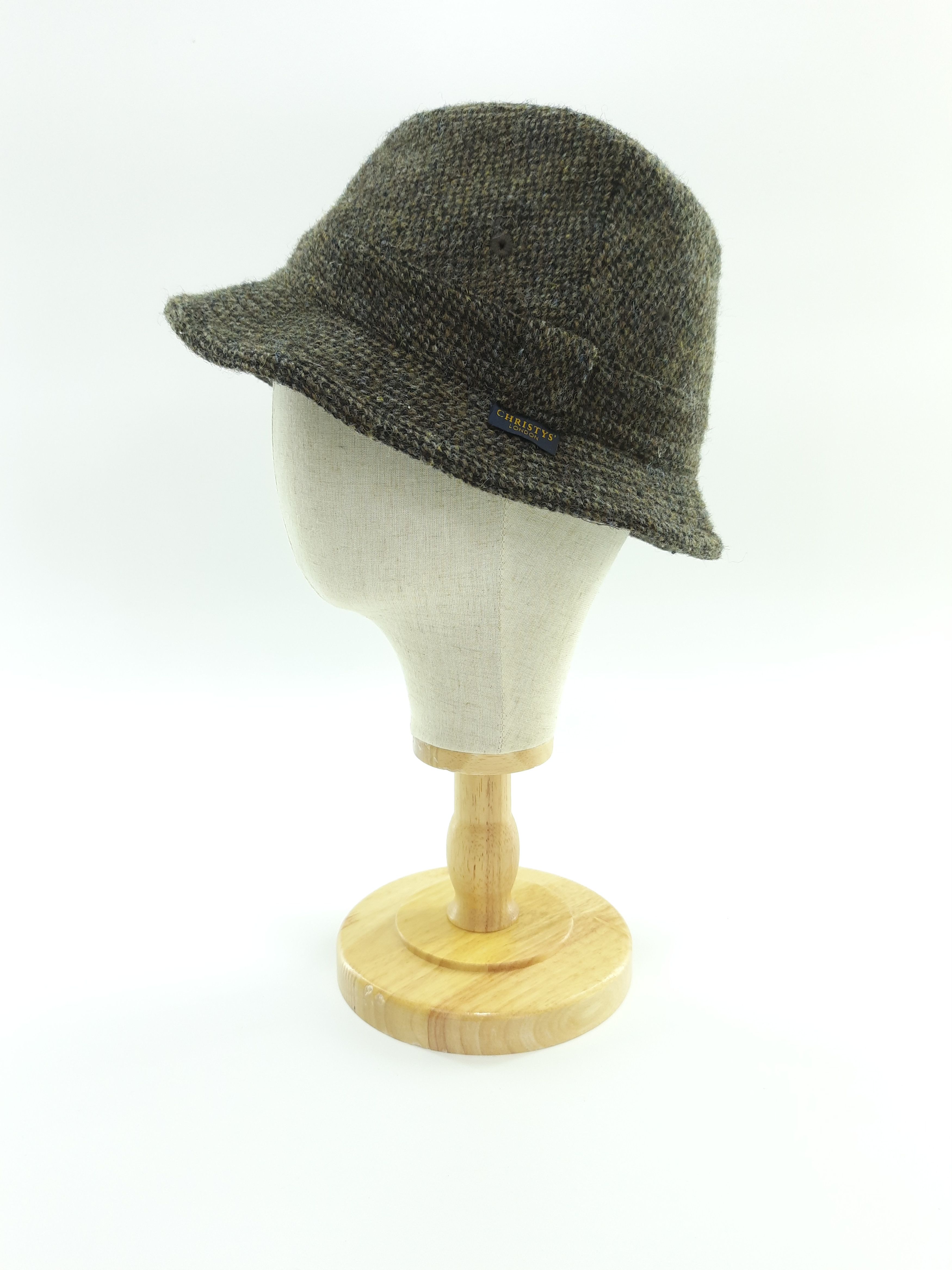 Harris Tweed × Vintage Christys' London X Harris Tweed Bucket Hat ...