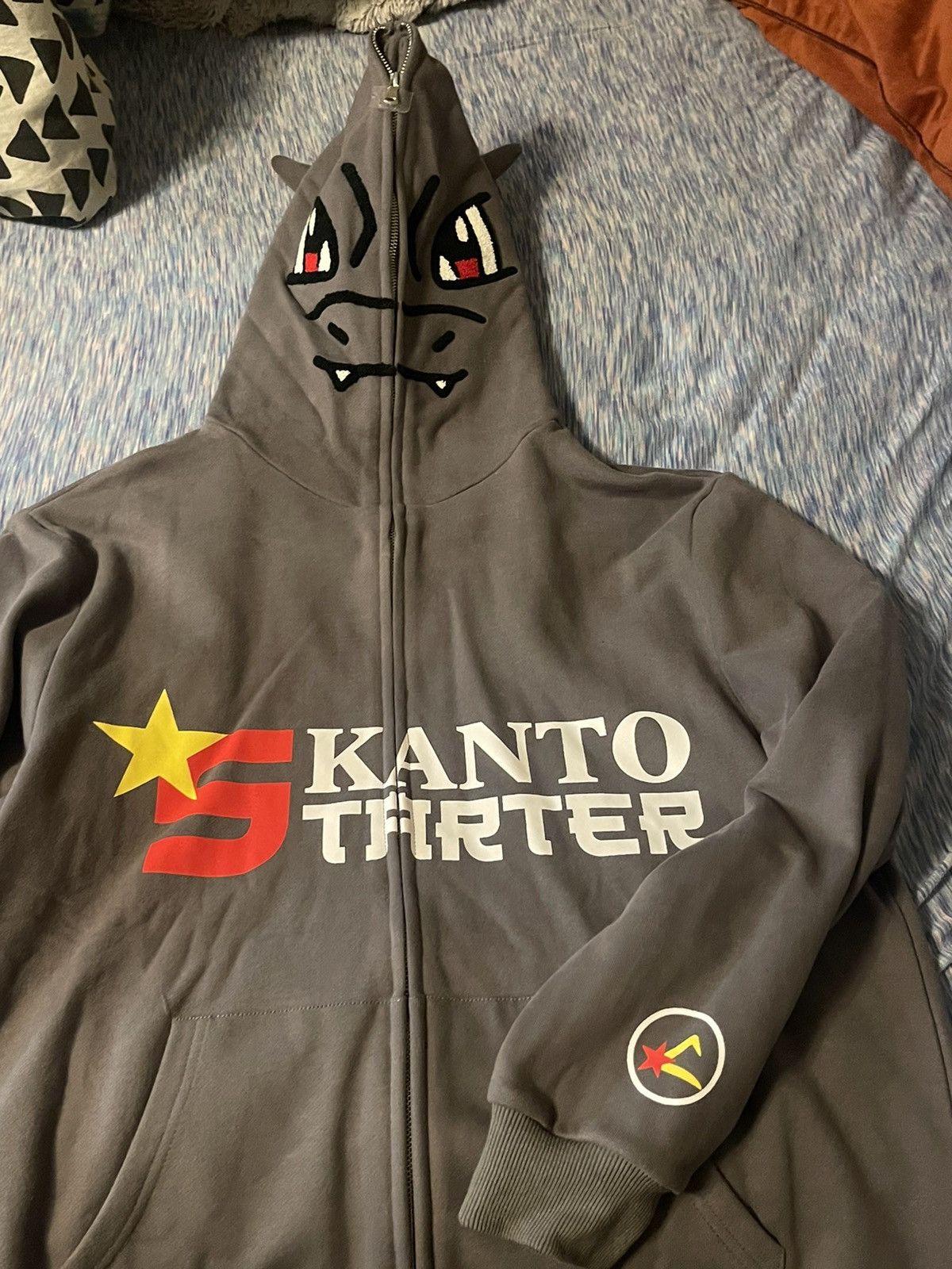 Custom Charizard Shiny Kanto Starter Hoodie zip up Rare Pokemon | Grailed