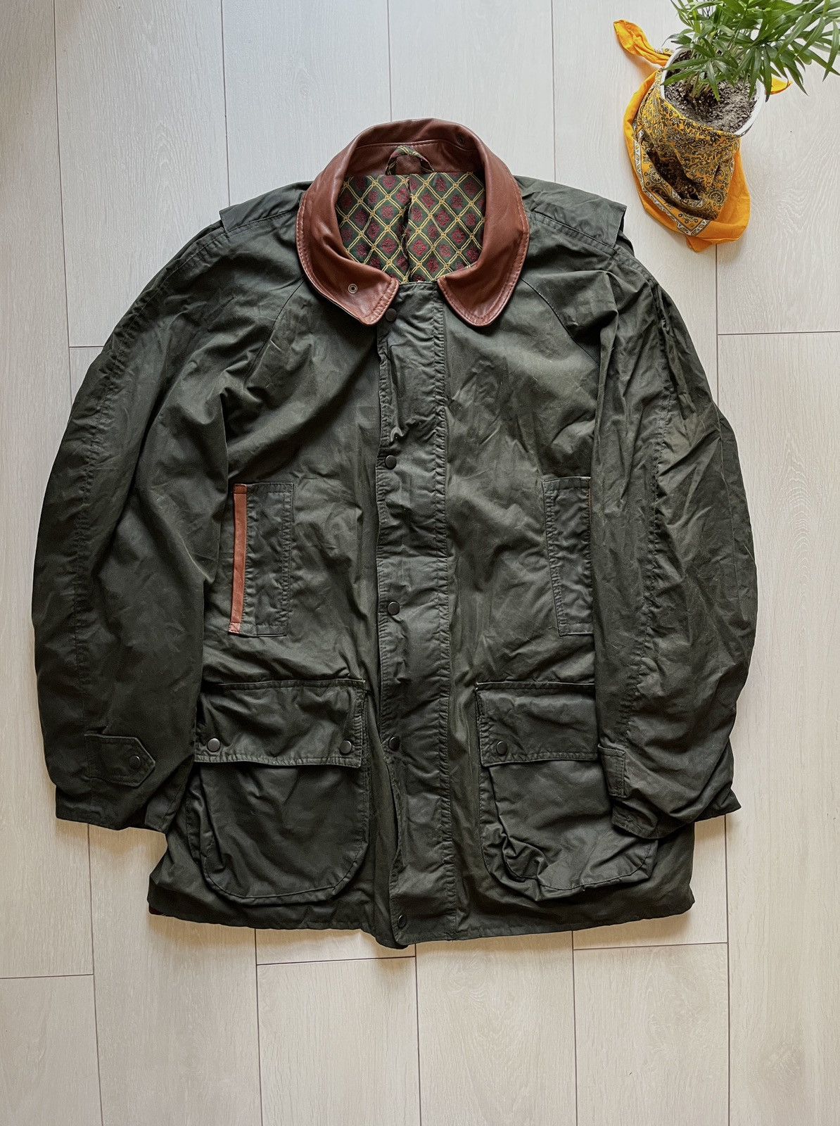 Rare × Vintage Vintage Waxed Jacket Parka | Grailed