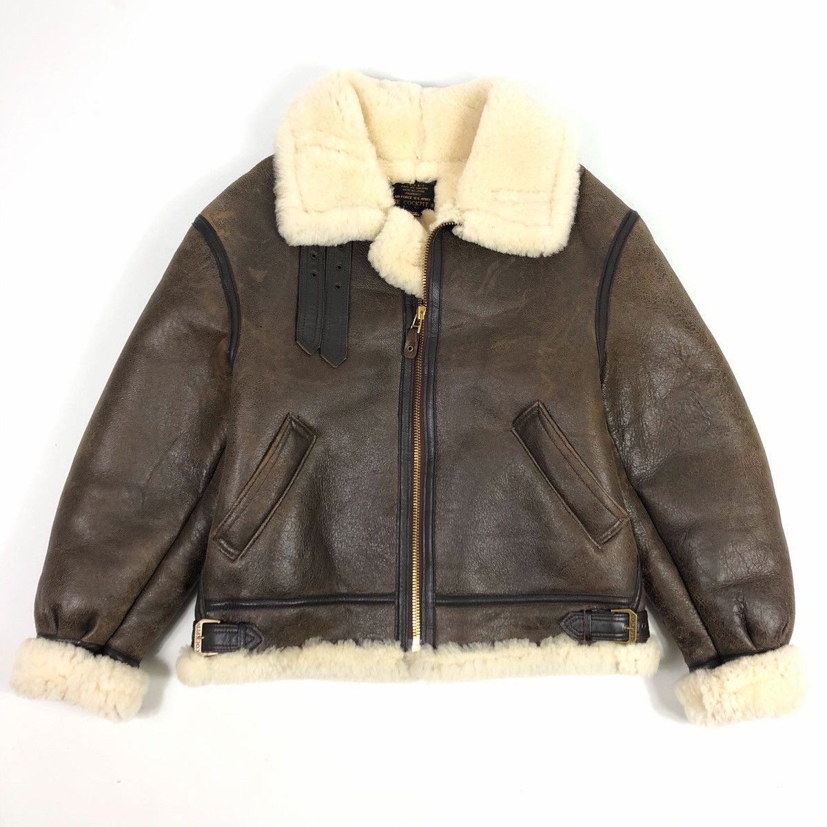 The Cockpit The Cockpit B3 Aviator Shearling Flight Jacket | Grailed