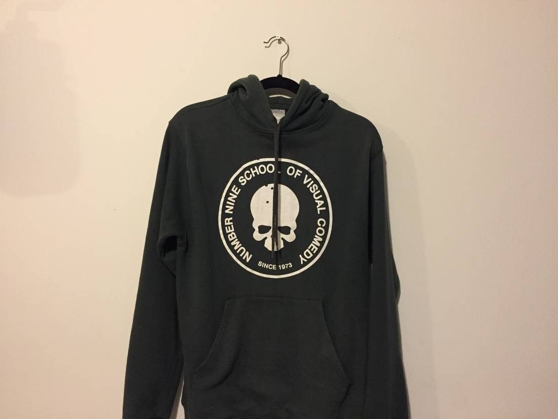 Number (N)ine number nine skull hoodie | Grailed