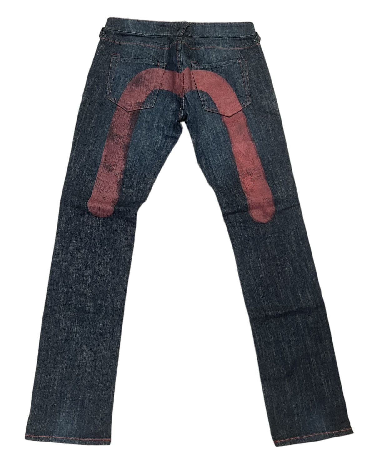 Evisu Raw Denim Evisu Red Stripe Jeans | Grailed