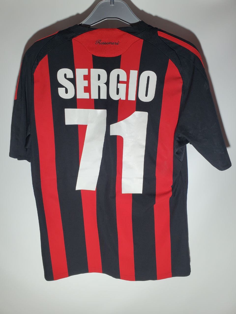 Adidas × Vintage MILAN 2008 HOME FOOTBALL SHIRT SOCCER JERSEY ADIDAS ...