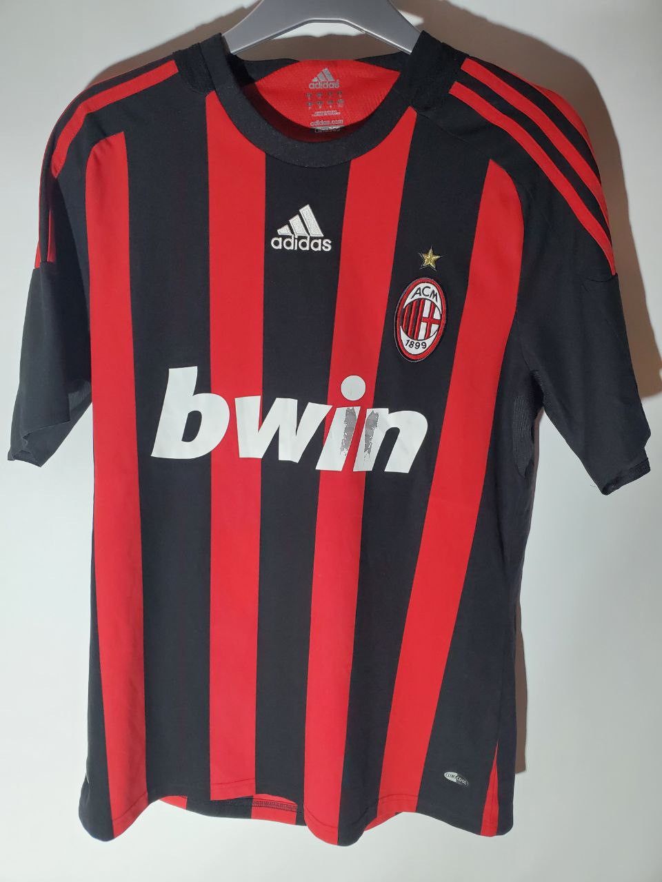 Adidas × Vintage MILAN 2008 HOME FOOTBALL SHIRT SOCCER JERSEY ADIDAS ...