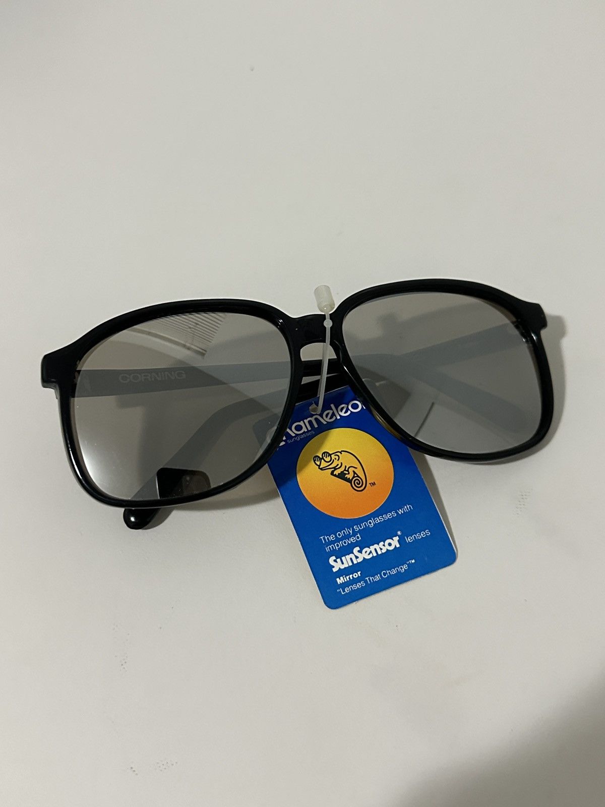 Vintage Vintage Corning Oversized Mirror Black Frame Sunglasses | Grailed