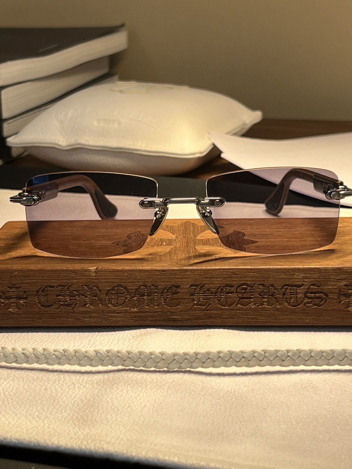 Chrome Hearts Deep II Transition Lenses Optical Chrome Hearts Glasses ...