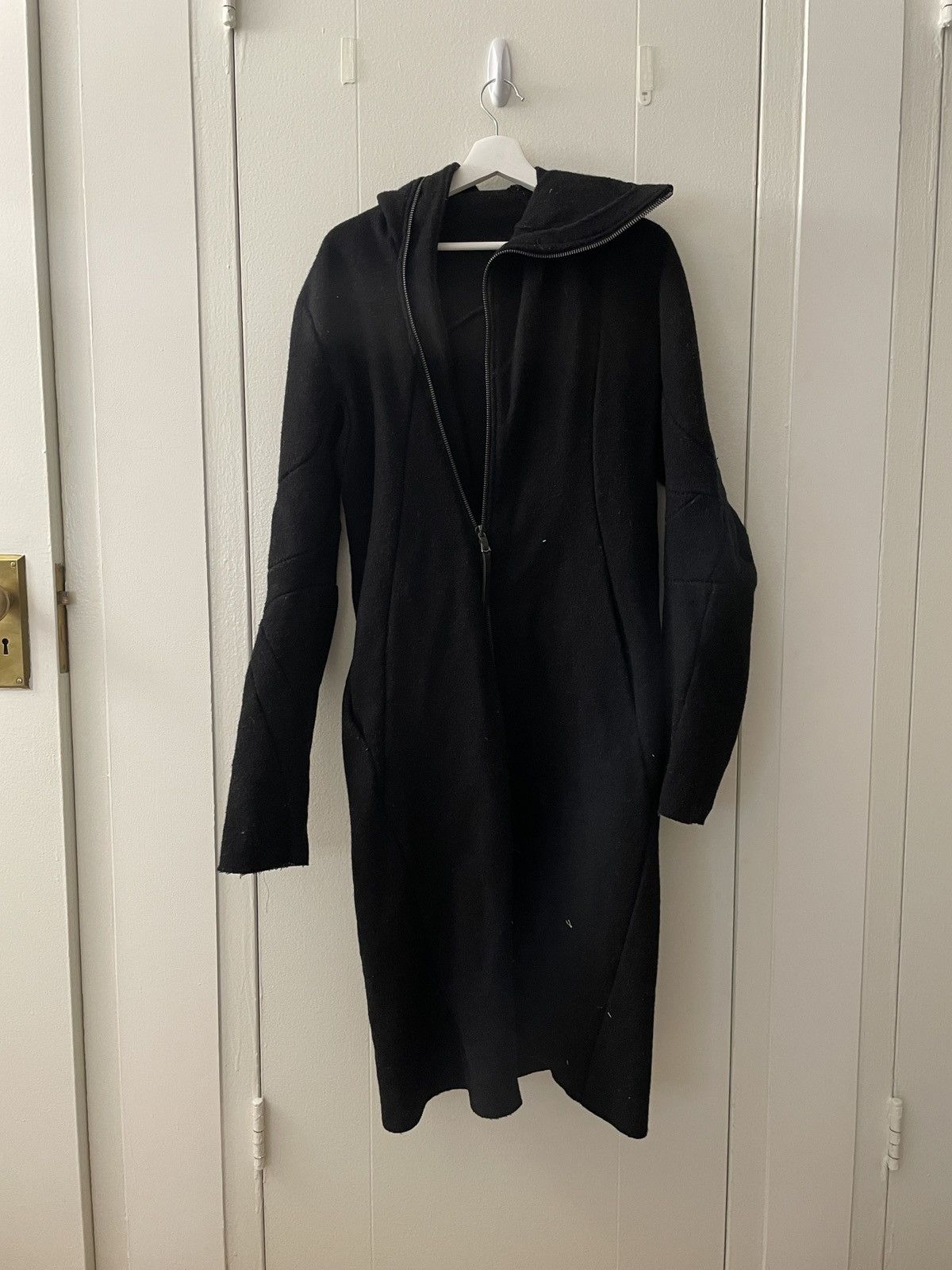Leon Emanuel Blanck LEB wool long distortion coat | Grailed