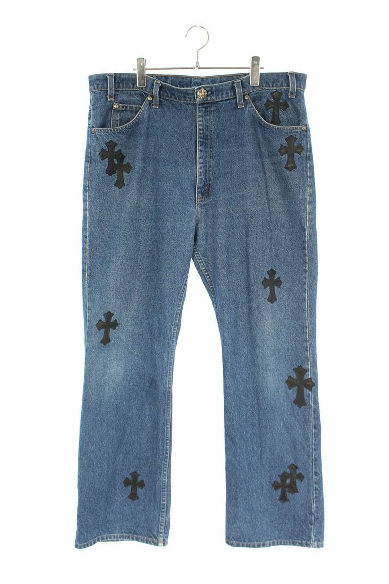 Chrome Hearts Chrome Hearts Cross Patch Denim Jeans Grailed