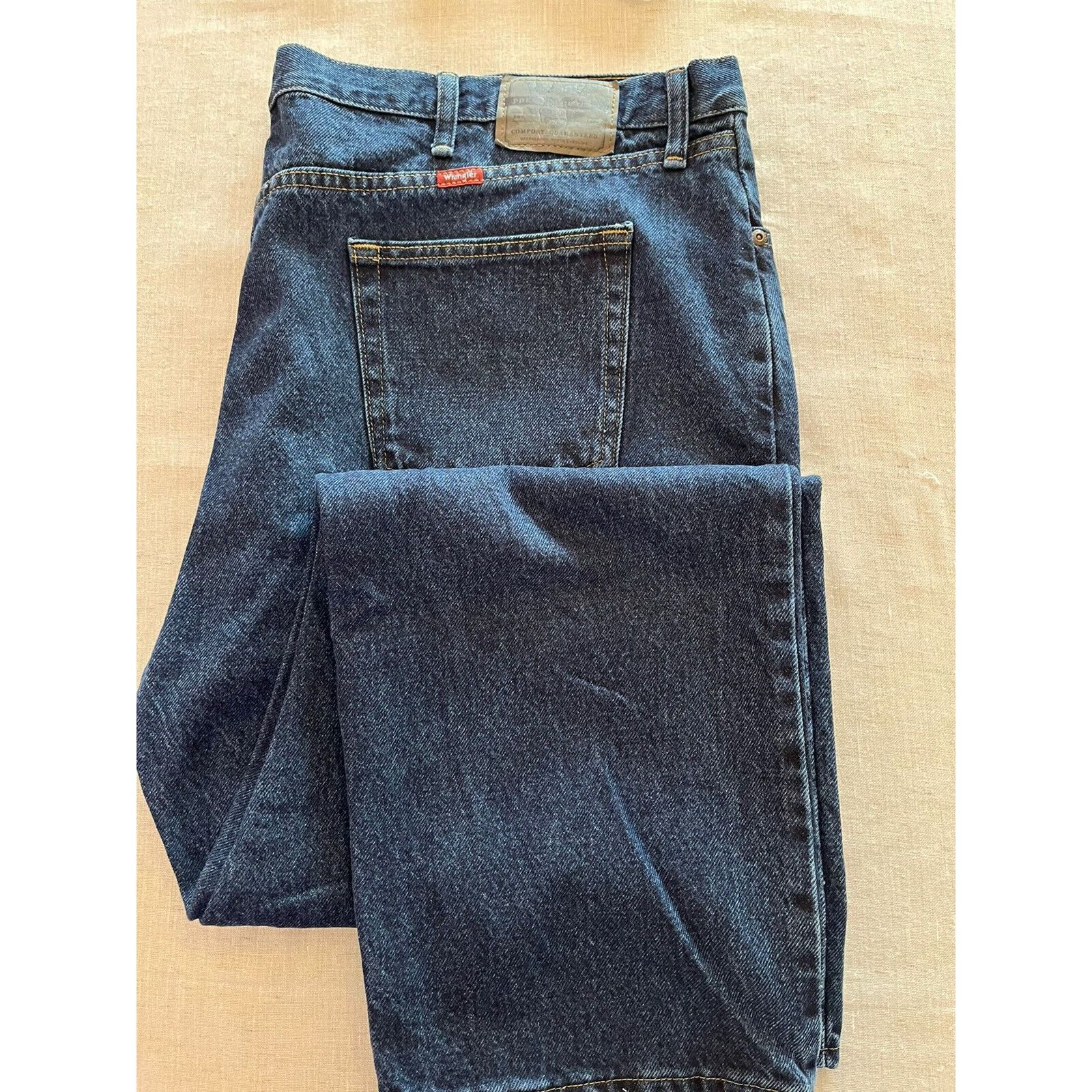 Wrangler Wrangler, Premium Regular Fit Straight, Men's Denim Blue Jea ...