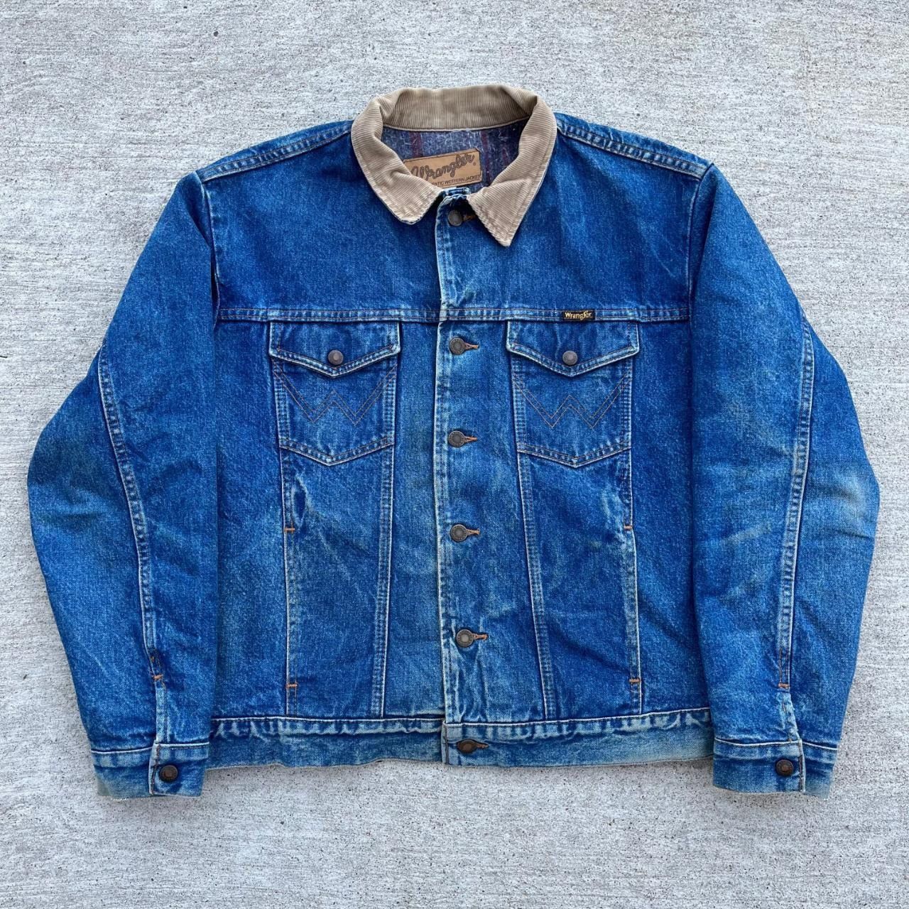 Made In Usa × Vintage × Wrangler 80’s Wrangler Blanket Lined Denim ...
