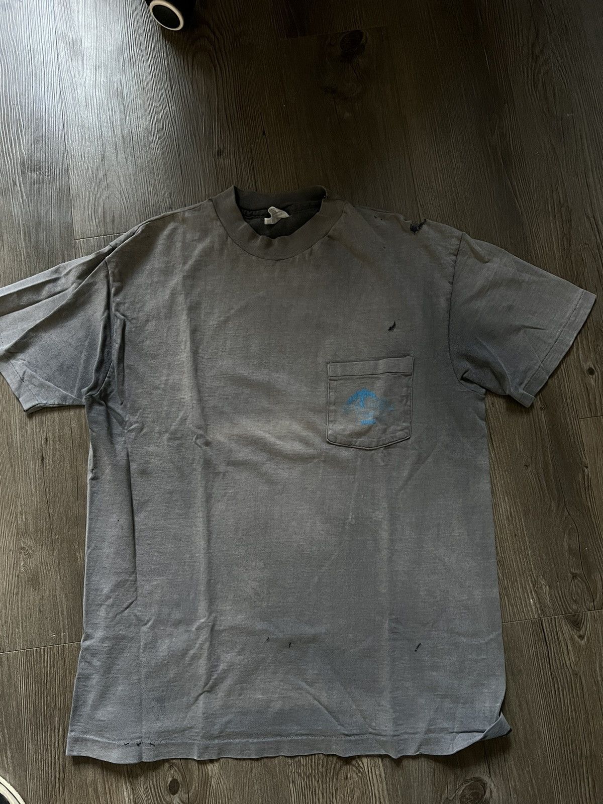 Vintage Super faded single stitch smileys tap tee | Grailed