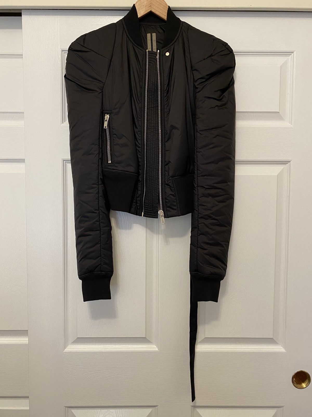 Rick Owens Drkshdw FW21 GETHSEMANE Padded Zionic Shoulder Bomber Jacket ...