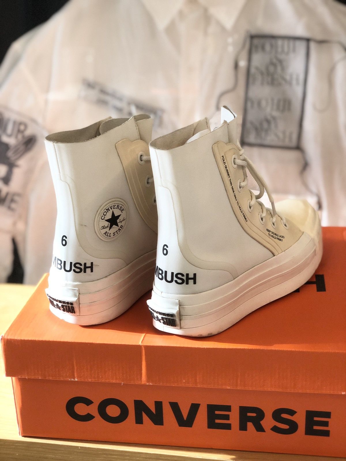 Converse Converse Chuck Taylor All-Star 70 Hi Ambush White | Grailed