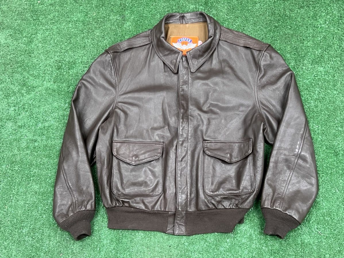 Cooper × Military × Vintage Type A-2 US Air Force Leather Jacket | Grailed