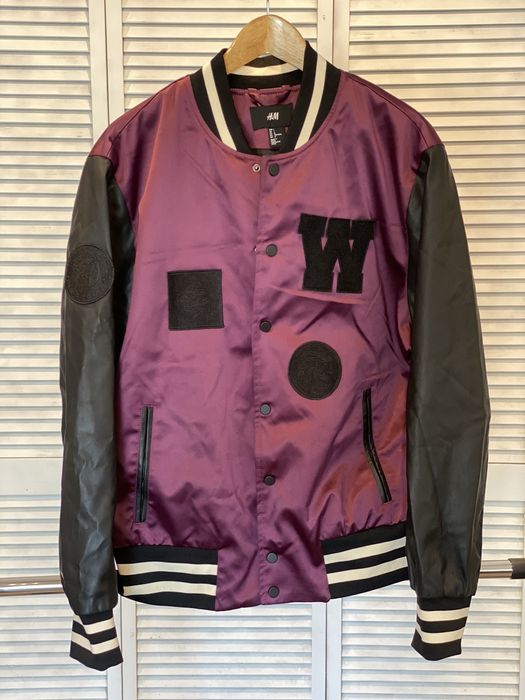 H&M The Weeknd x H&M Varsity Bomber Jacket | Grailed