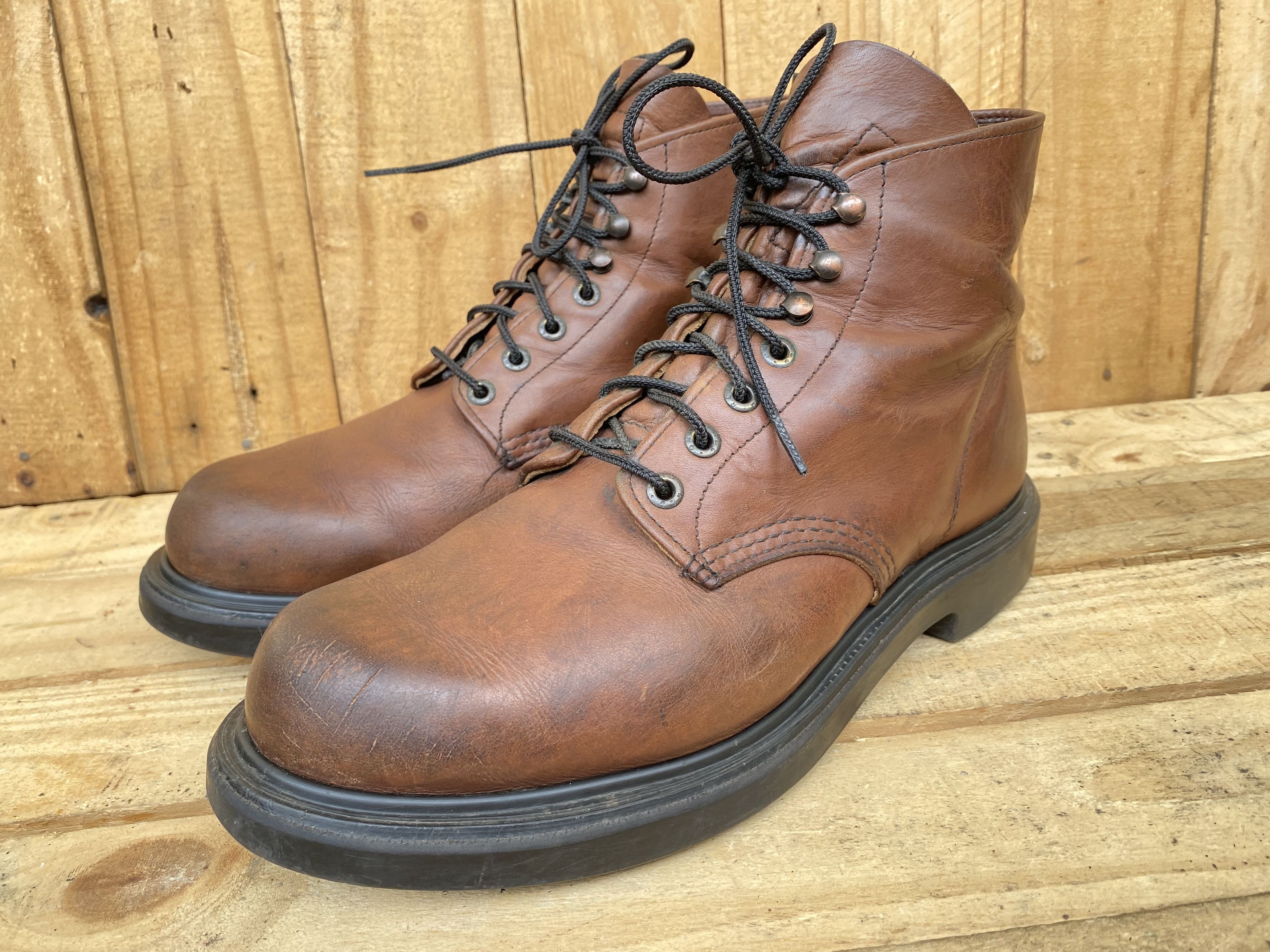 Red Wing Red Wing 952 SuperSole Leather Work Ankle Boots | Grailed