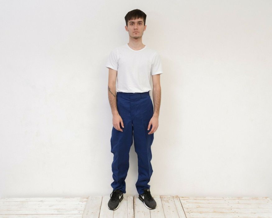 Vintage SANFOR French Worker W32 L35 Trousers Rugged Cotton 80s | Grailed