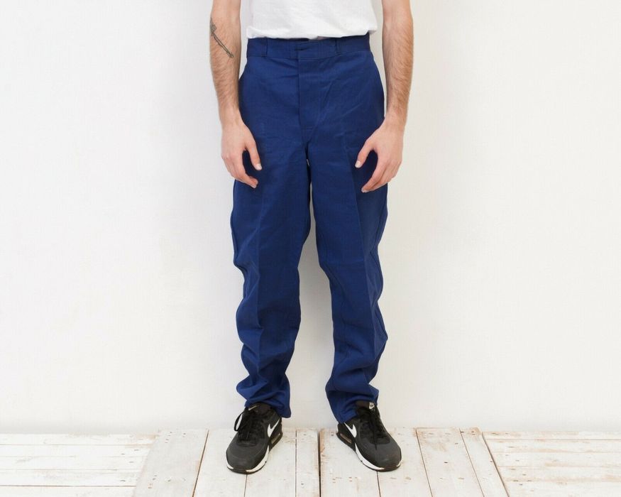 Vintage SANFOR French Worker W32 L35 Trousers Rugged Cotton 80s | Grailed