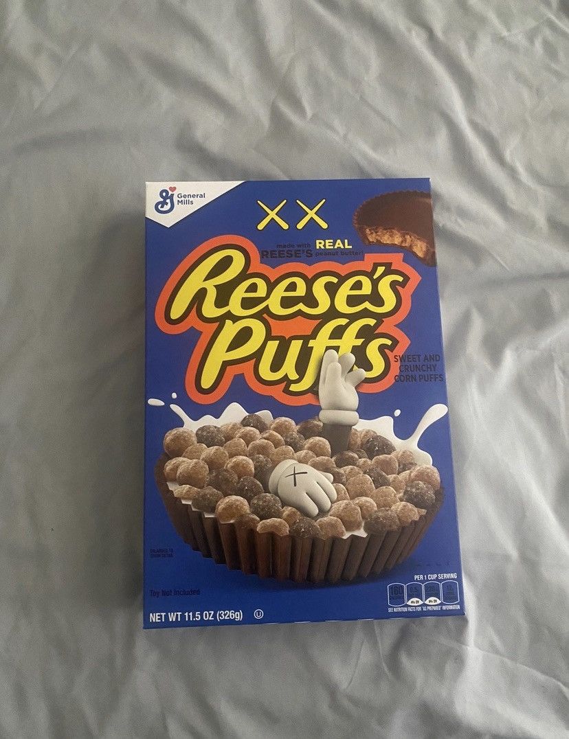 Kaws Kaws X Reese’s puff cereal box Limited Edition | Grailed