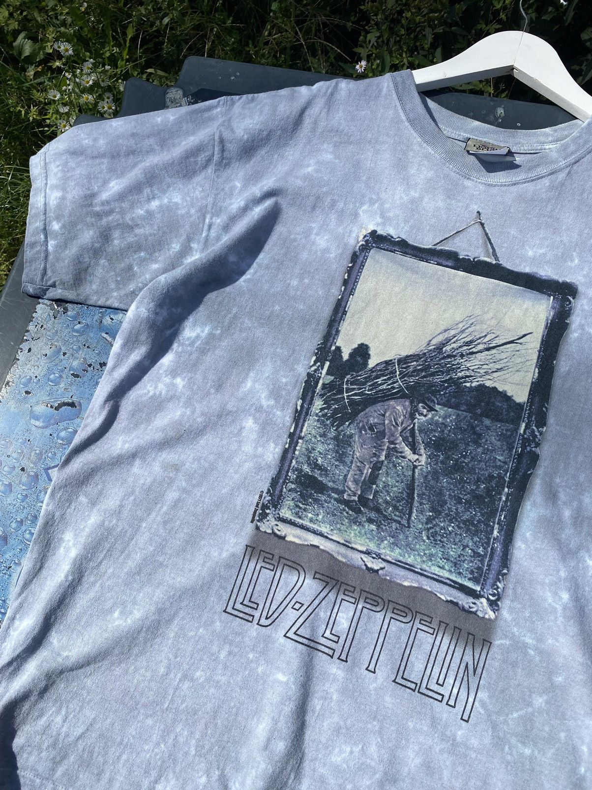 Vintage Vintage LED ZEPPELIN 4 ALBUM Man and Sticks by LIQUID BLUE ...