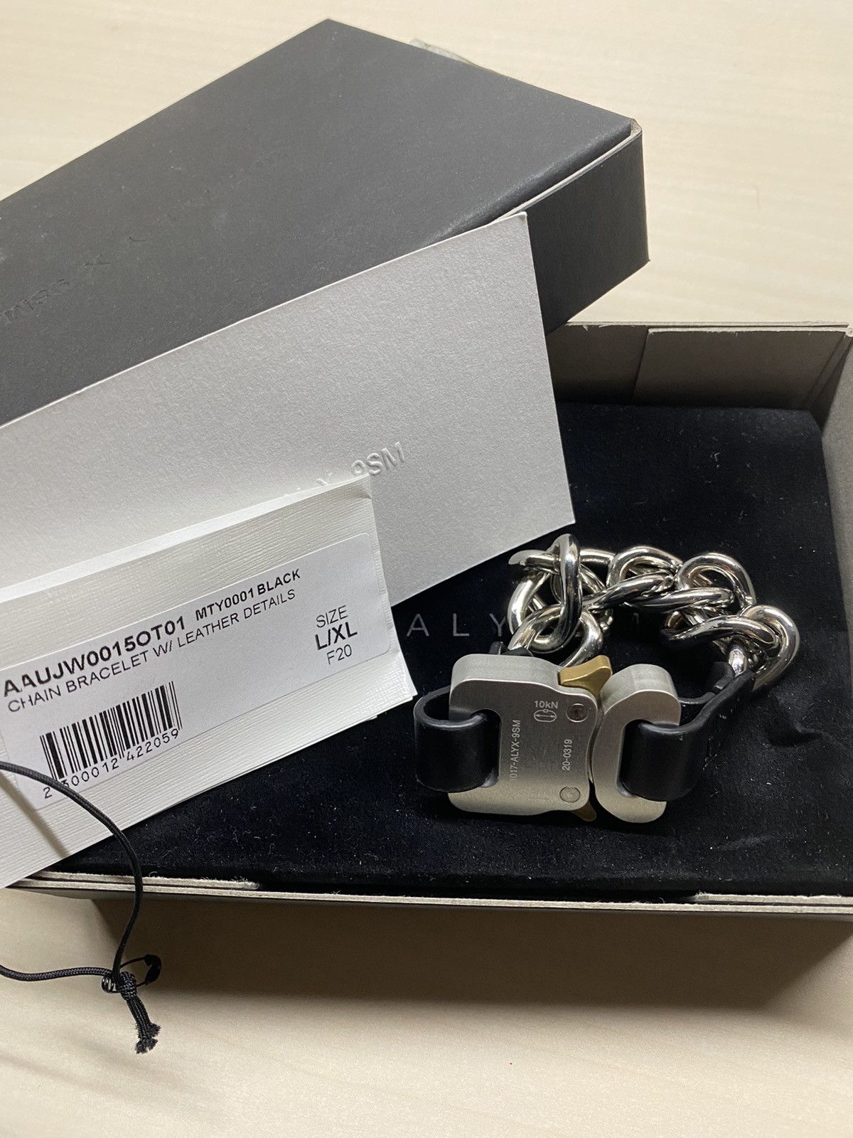 1017 ALYX 9SM [L-XL]Alyx rollercoaster leather chain braclet | Grailed