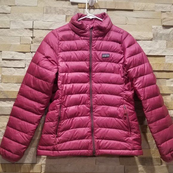 Patagonia Patagonia Womens XS Pink Quilted Down Puffer Jacket Ski Coat ...