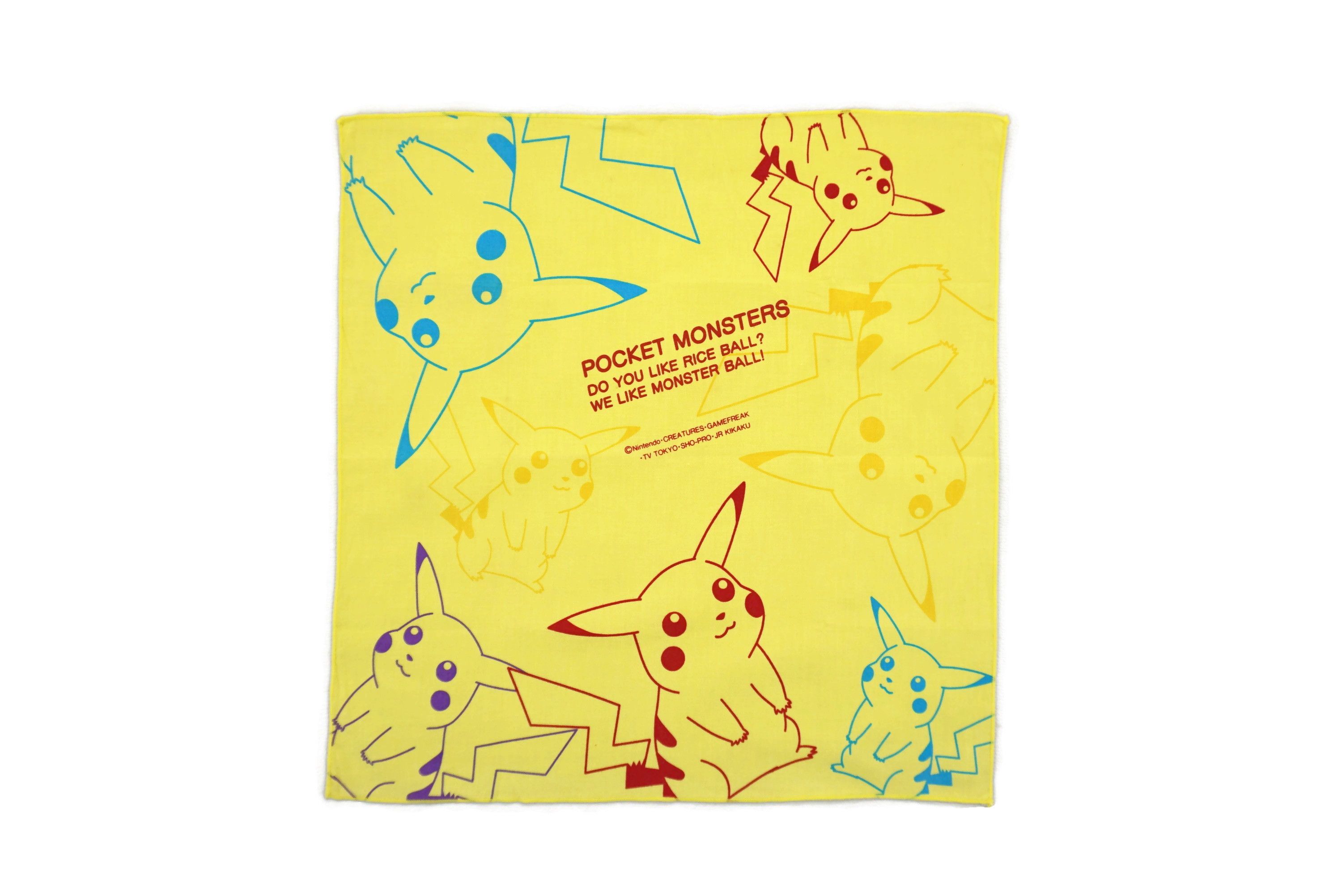 Anime Pikachu of Pokemon Hanky Repeat Pattern Pocket Monster | Grailed